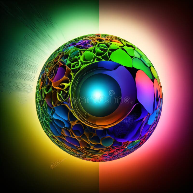 Server Controlled by Artificial Intelligence. Ai Generative Stock ...