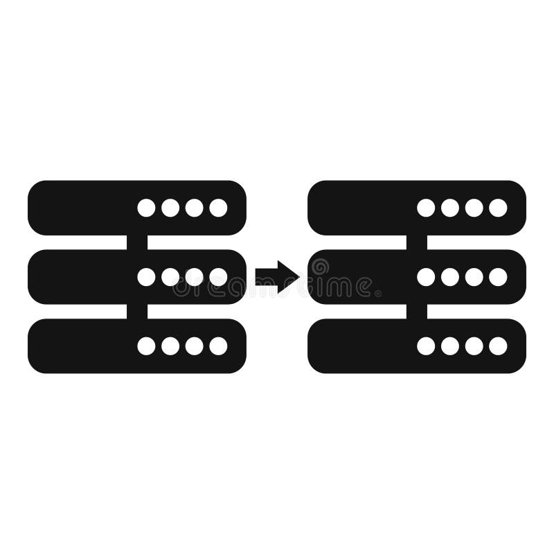 System Backup Icon Vector Flat Stock Vector - Illustration of data ...