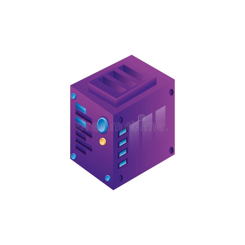 Server data center icon stock illustration. Illustration of database ...