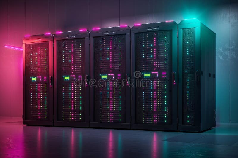 Server In Datacenter Cloud Computing Data Storage Stock Image Image 9869