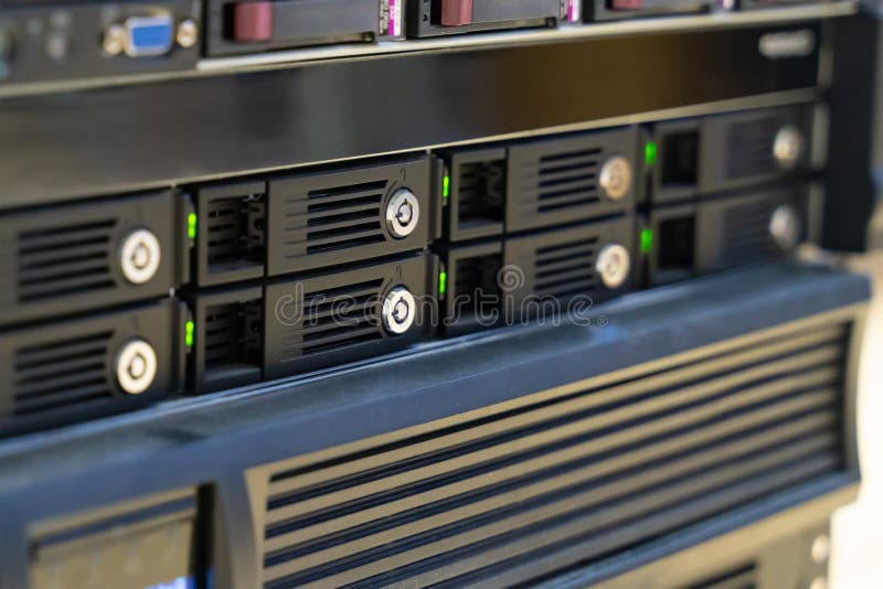 Datacenter storage server stock photo. Image of provider - 7061846