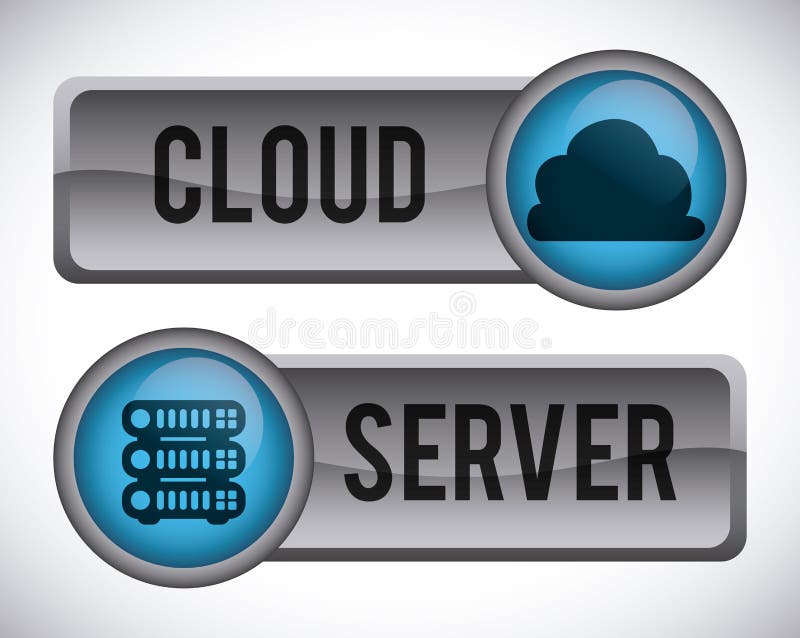 Server design stock vector. Illustration of electronics - 44958412