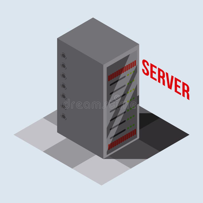 Server design stock vector. Illustration of hardware - 44958436