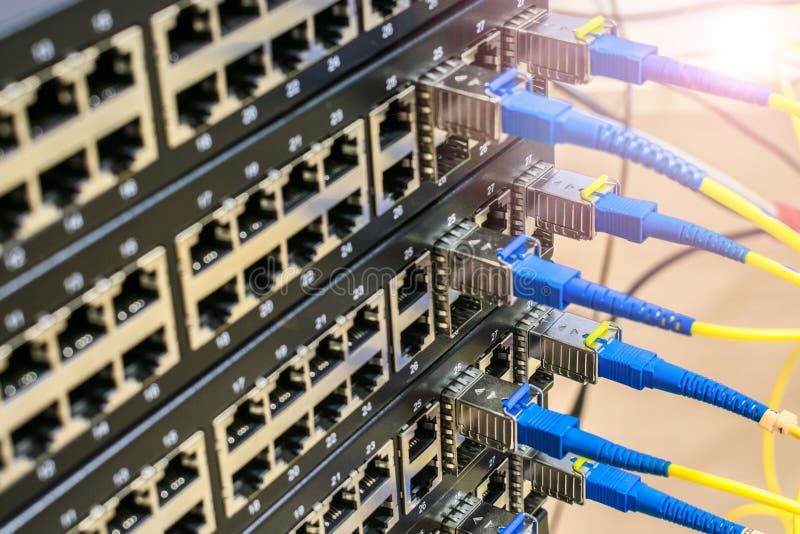 Server Equipment of the Main Technical Platform. a Stack of Managed ...