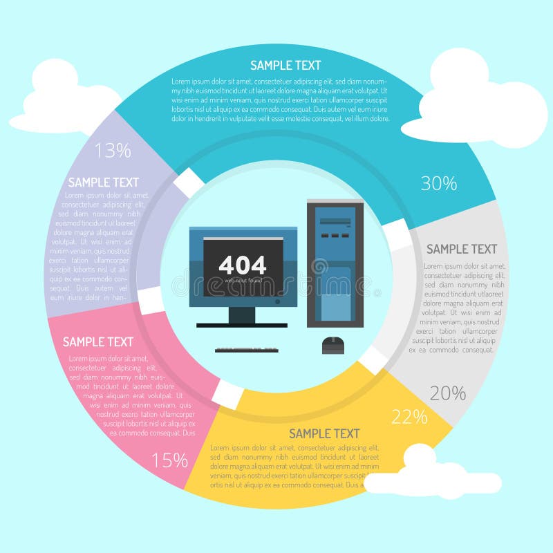 Server Error Infographic Diagram Stock Vector - Illustration of ...