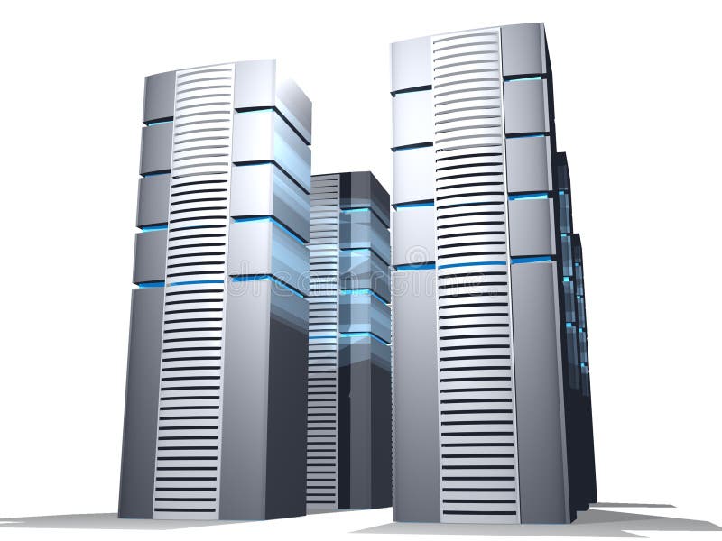 Server farm stock illustration. Illustration of webdesign - 105630