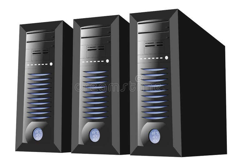 Server farm stock vector. Illustration of center, black - 4492630