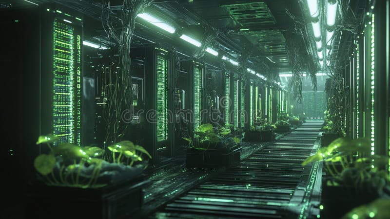 A Server Farm Where Data Takes Physical Form As Bioluminescent ...