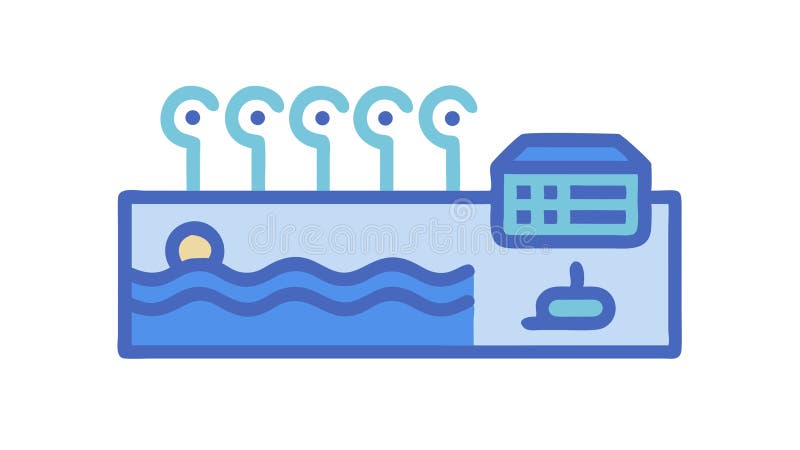Server Farm with Wires, Complex Network Infrastructure, Vector Design ...