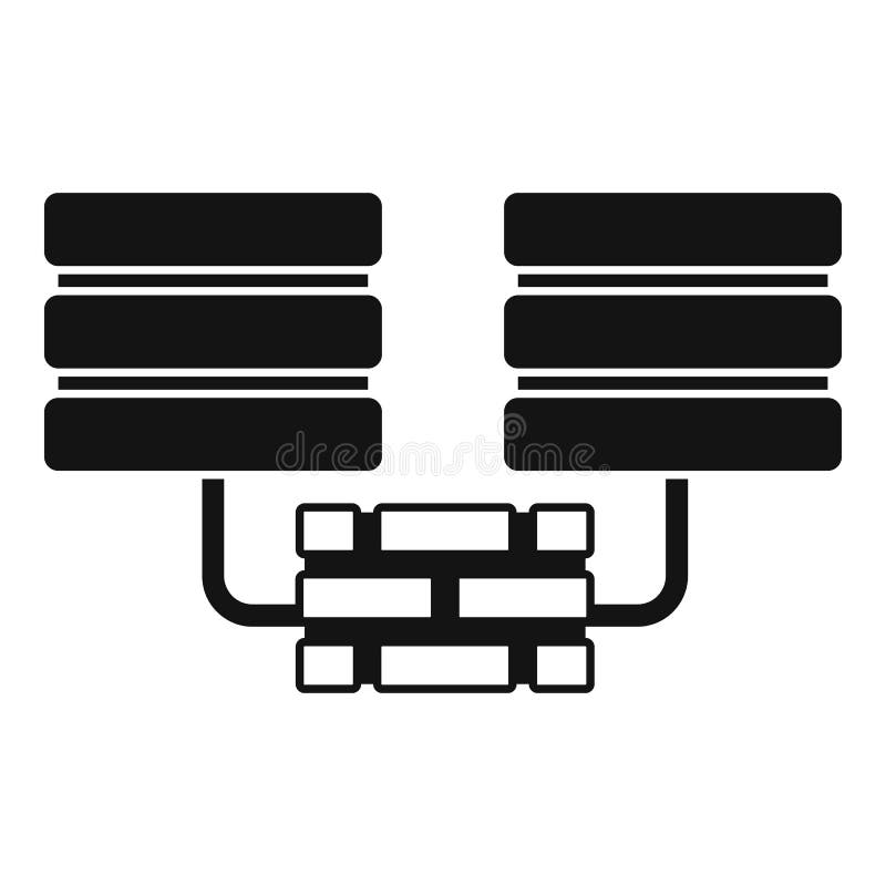 Server Firewall Icon, Simple Style Stock Vector - Illustration of ...