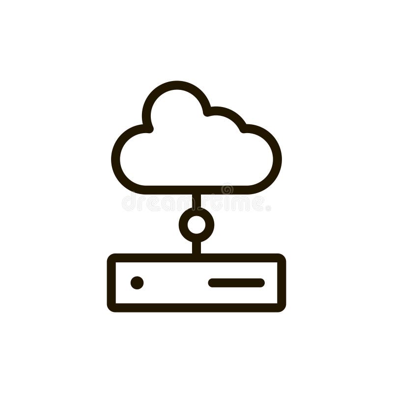 Server flat icon stock vector. Illustration of hard - 102673117