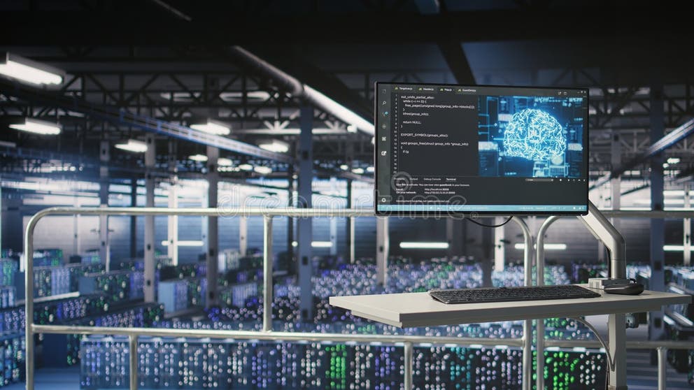 Server Hub Computer Monitoring Systems Processing Machine Learning ...