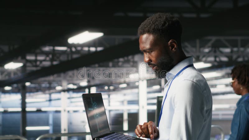 Server Hub Teamworking it Experts Visualizing AI Large Language Model Stock Footage - Video of ...