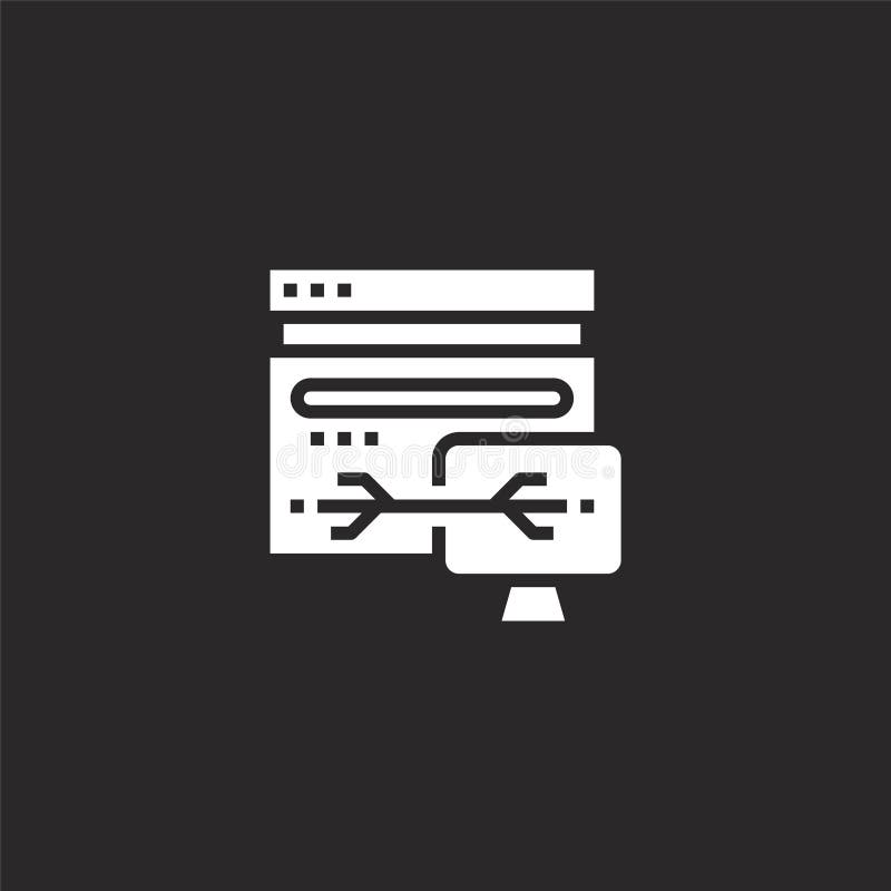 Server Icon. Filled Server Icon for Website Design and Mobile, App ...