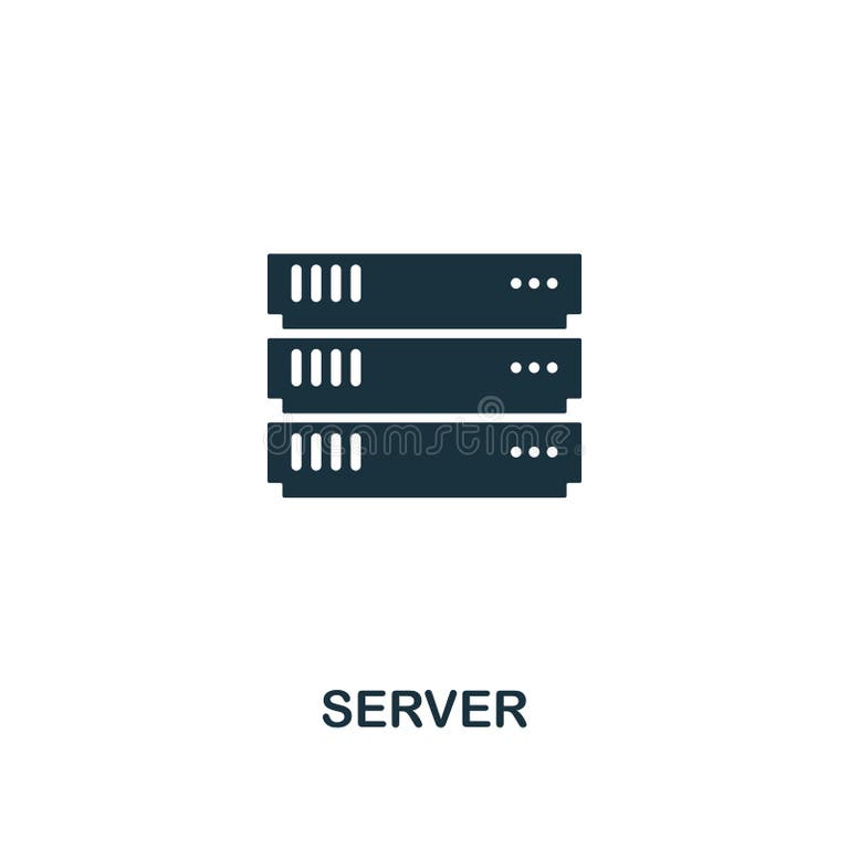 Server Icon. Premium Style Design from Web Hosting Icon Collection ...
