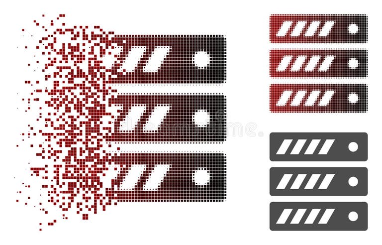 Pixel Halftone Server Icon Stock Illustrations – 115 Pixel Halftone ...