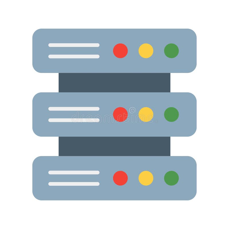 Server icon vector image. stock vector. Illustration of outline - 279626550