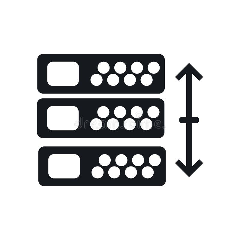 Server Icon. Trendy Server Logo Concept on White Background from Stock ...