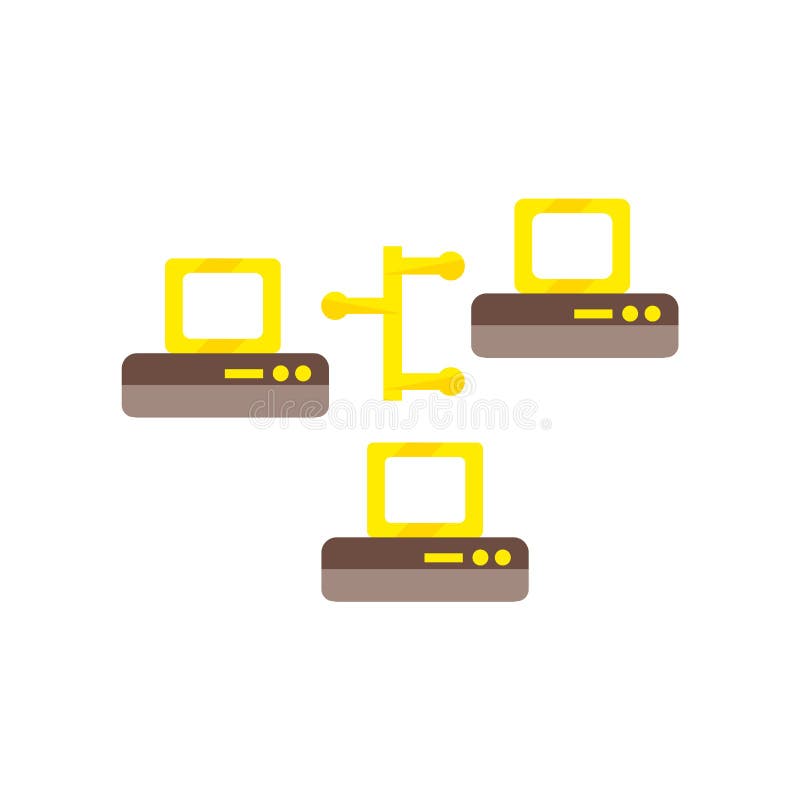 Server Icon Vector Sign and Symbol Isolated on White Background, Server ...