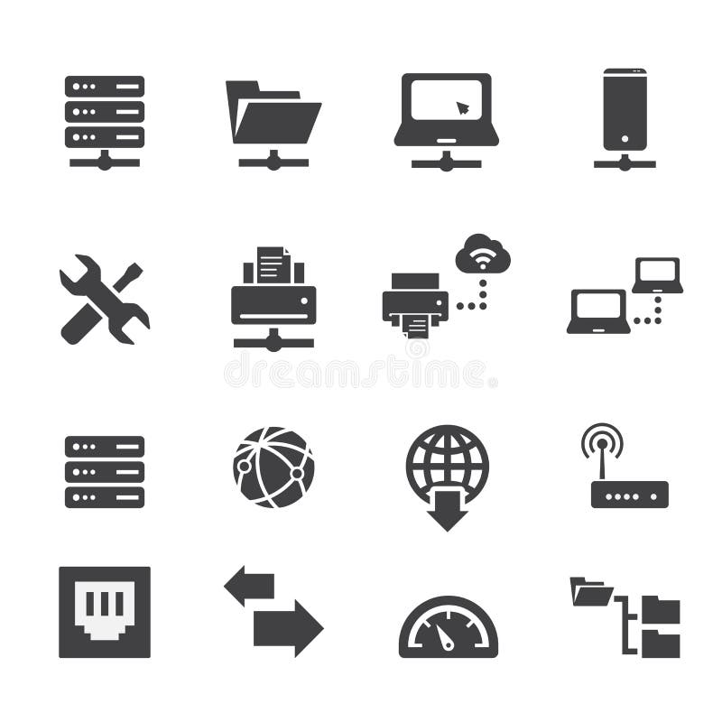 Server-Ikone vektor abbildung. Illustration von weltweit - 48618624