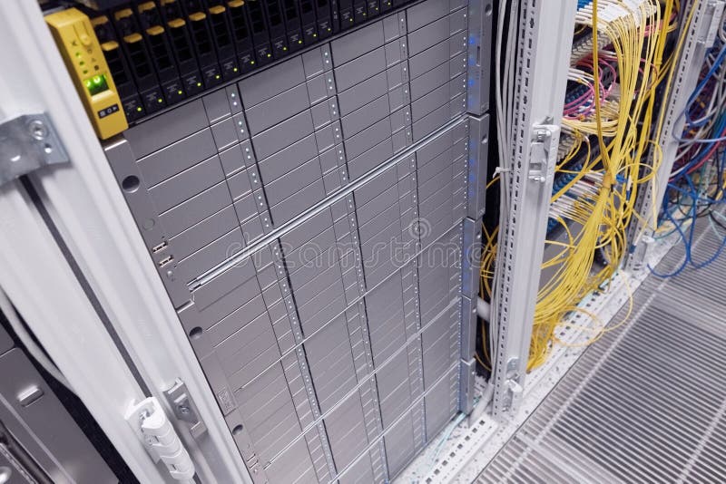 Server. Large Data Warehouse. Cloud Disk Stock Image - Image of ...