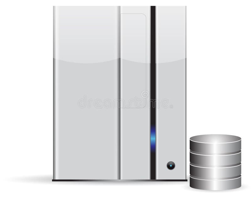 Vector. Powerful Presentable Computer System Units Stock Vector ...