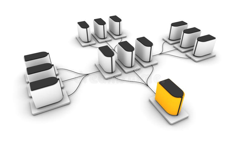 Complex network stock illustration. Illustration of mail - 4643407