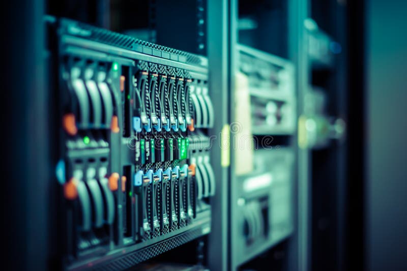 Server stock image. Image of drive, mining, concept, room - 30211417
