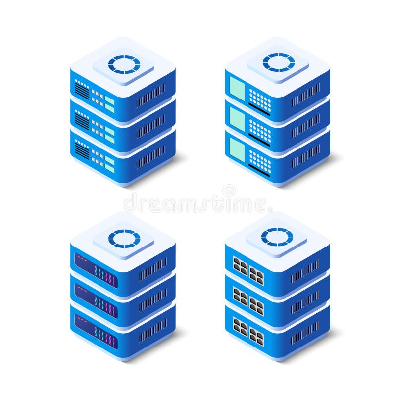 Server Network Technology Stock Vector Illustration Of Connection