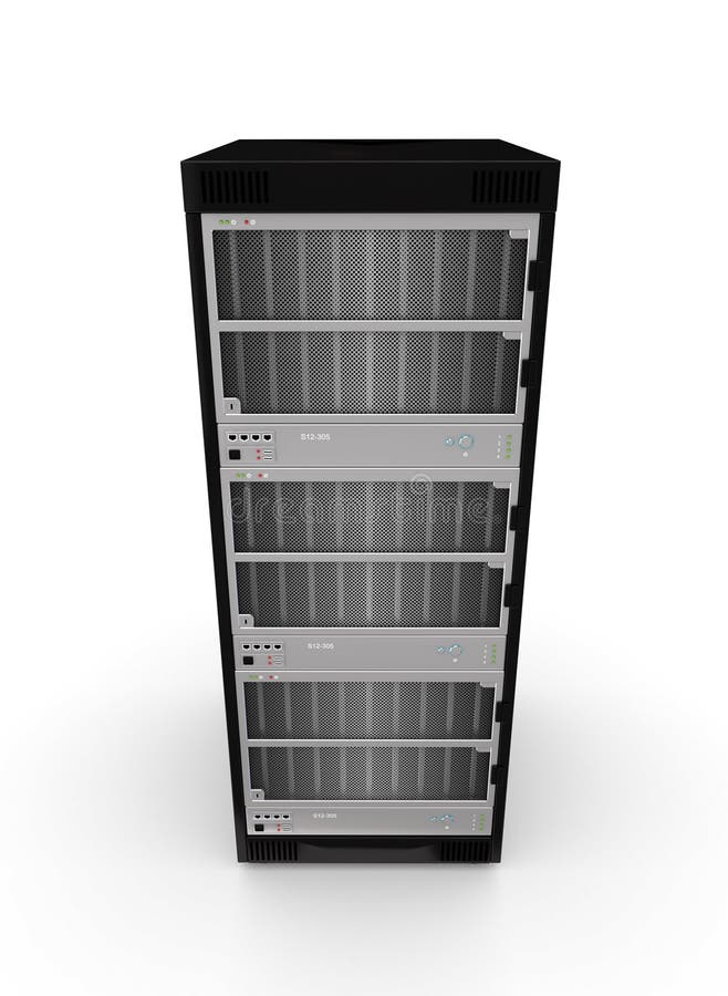 Server pc. stock illustration. Illustration of datacenter - 25121182