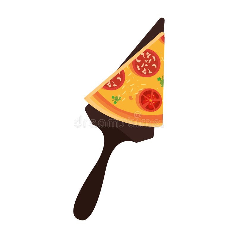 Pizza server stock vector. Illustration of isolated, pizza - 21448555