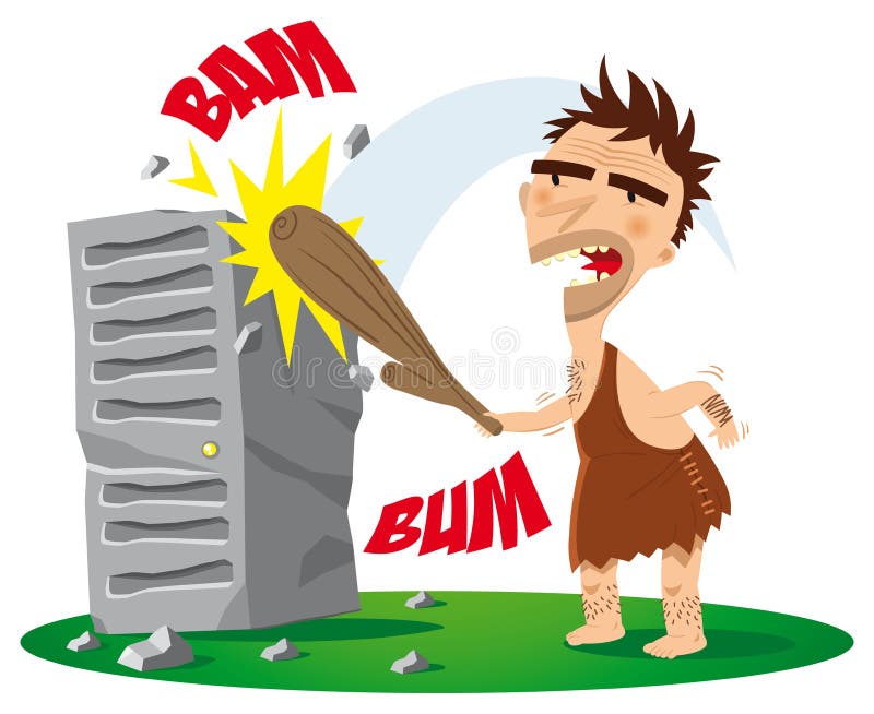 A server primitive stock vector. Illustration of computers - 33382850