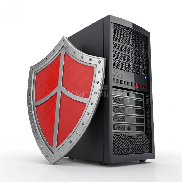 Server protection 3D icon stock illustration. Illustration of securedata - 365737375