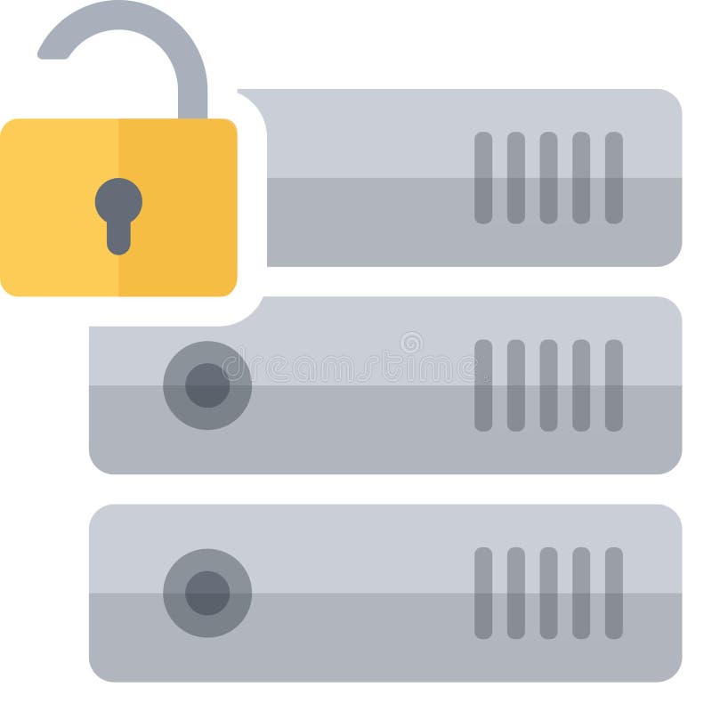 Server pud luck icon open stock vector. Illustration of circle - 230477888