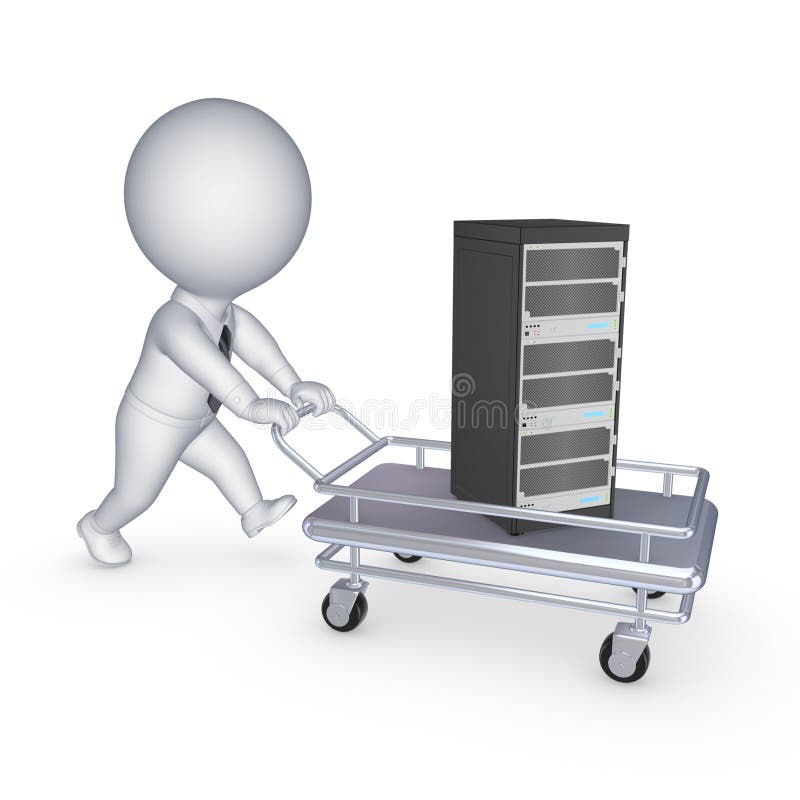 3d Man Trolley Server Stock Illustrations – 9 3d Man Trolley Server ...
