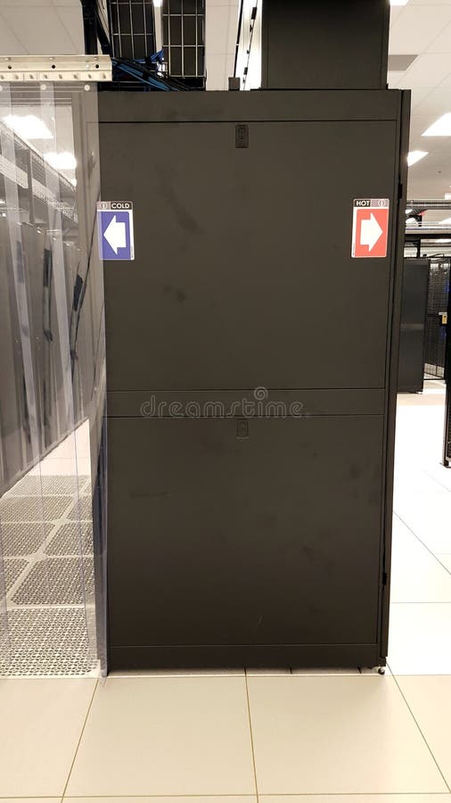 Server Rack Airflow Management Stock Photo - Image of data, aisle: 62574996