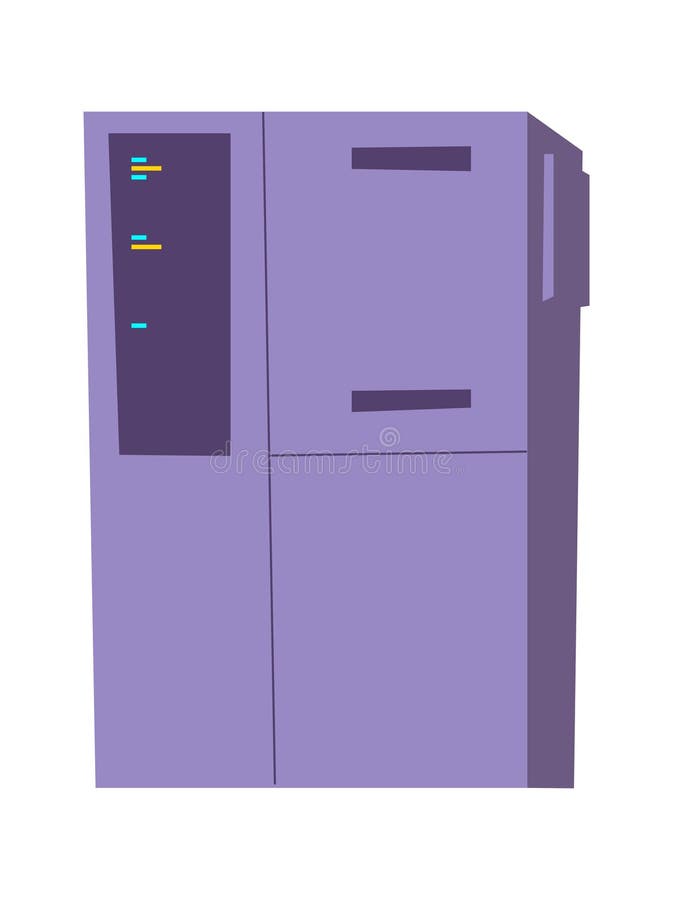 Server Rack Cartoon Vector Illustration Stock Vector - Illustration of ...