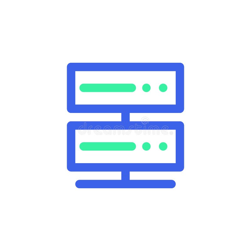 Computer Server Clipart Line Stock Illustrations – 613 Computer Server ...