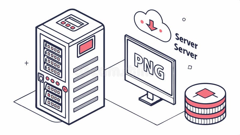 Server Rack And Computer Network Data And Technology Infrastructure Vector Design Generative Ai