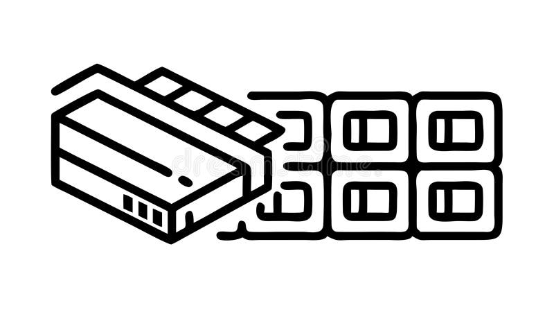 Server Rack with Connected Devices, Symbolizing Network Operations. Vector Design Generative AI ...