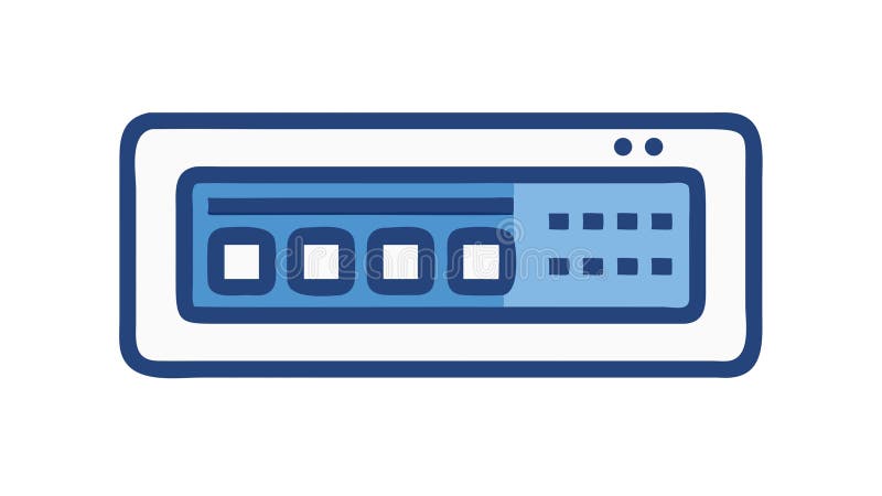 Server Rack Data Unit Icon for Network it Storage Hosting, Vector Design Generative AI Stock ...