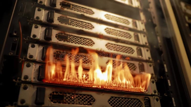 Server Rack Fire Causes Emergency Response at Data Center during Busy ...