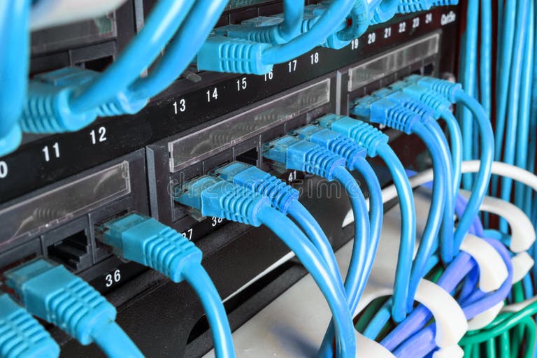 211 Ethernet Jack Patch Panel Stock Photos - Free & Royalty-Free Stock ...