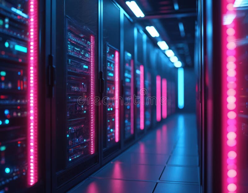 632 Illuminated Server Rack Modern Data Center Stock Photos - Free & Royalty-Free Stock Photos ...