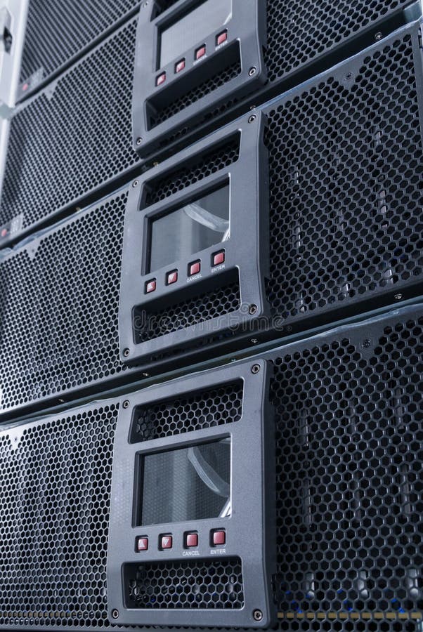 Server Rack Inside Data Center Room Stock Photo - Image of system ...