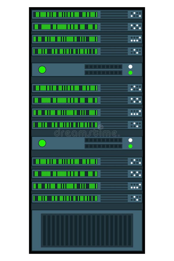 Server Rack. Server Room Data Center. Network Server Isolated. Server ...