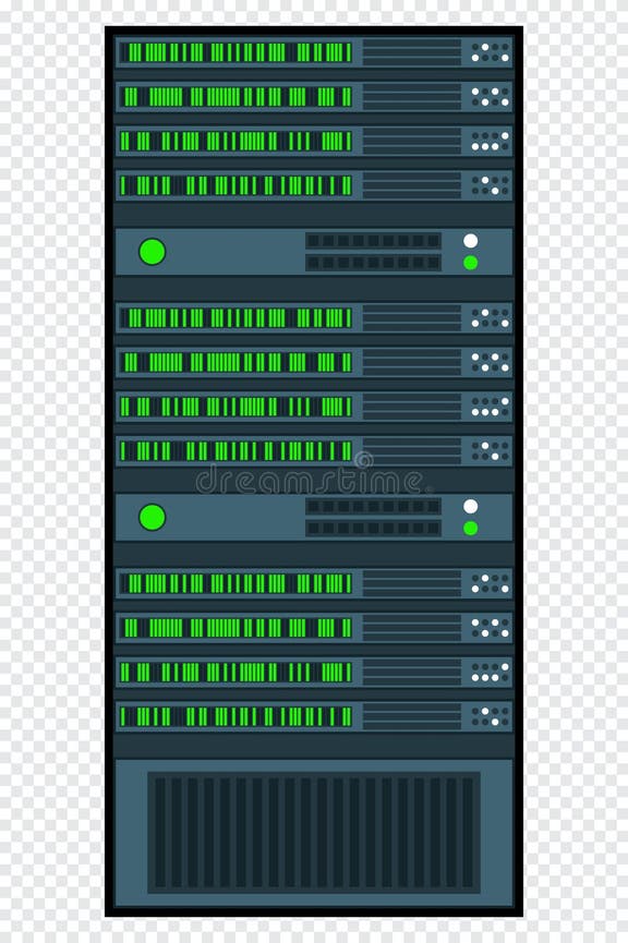 Server Rack. Server Room Data Center. Network Server Isolated. Server ...