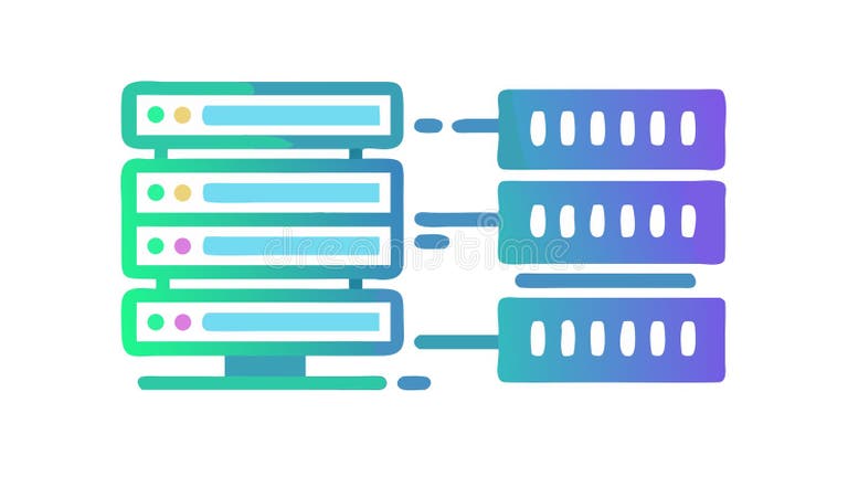 Server Rack Stack. Data Center. Network Infrastructure. Cloud Storage ...