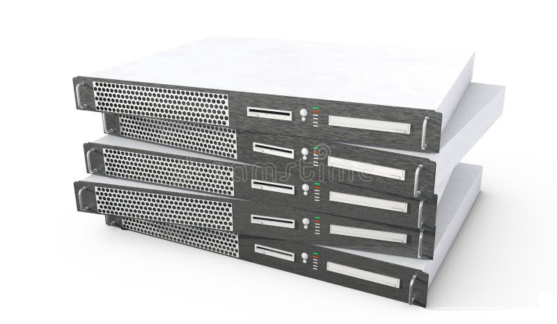 Server Racks stock illustration. Illustration of stack - 21595877