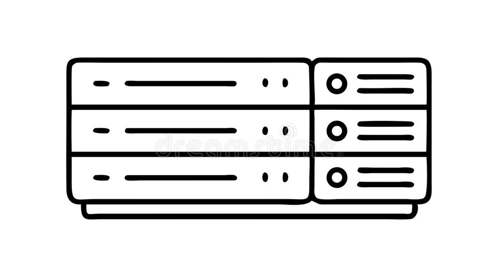 Server Racks Data Center Icon, it, Network, and Cloud Computing, Vector ...
